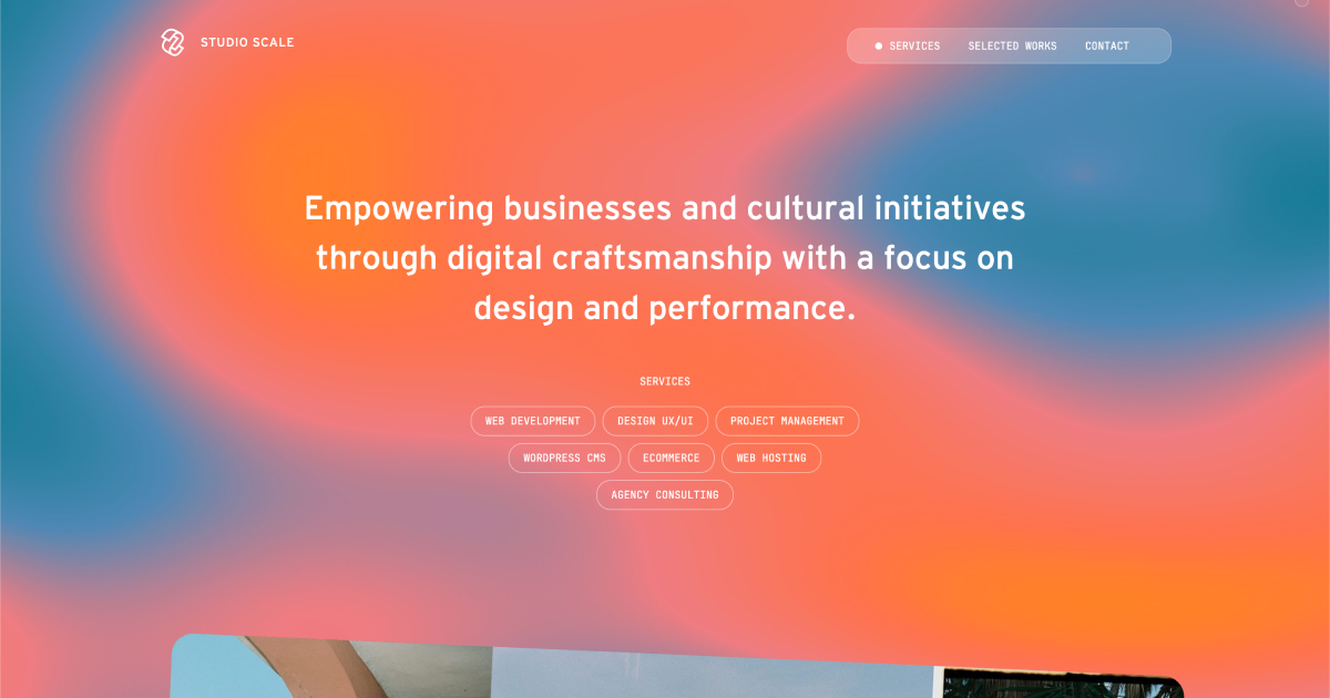 Studio Scale — Digital craftsmanship